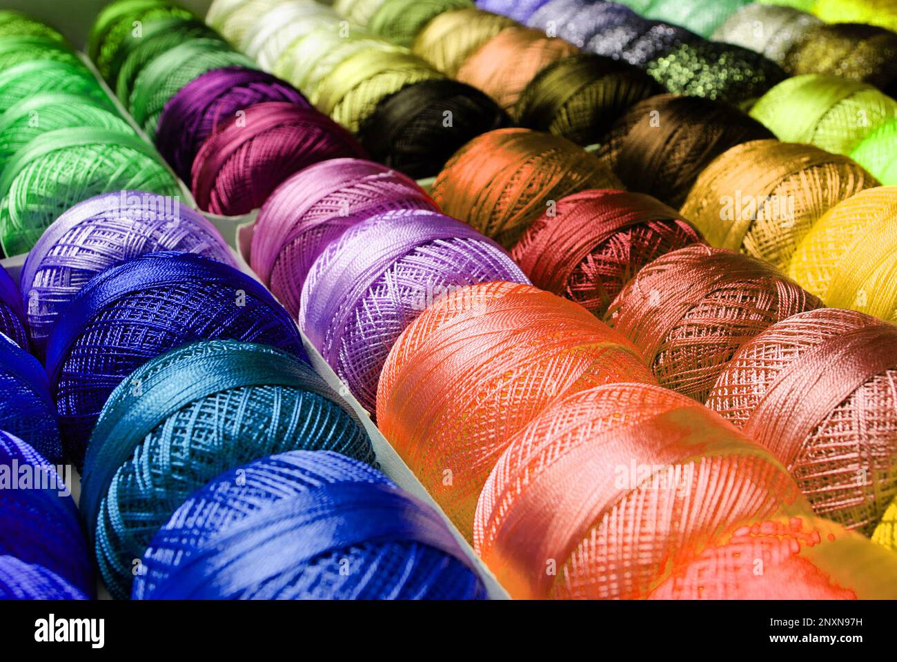 Cotton reels on sewing machine hi-res stock photography and images - Alamy