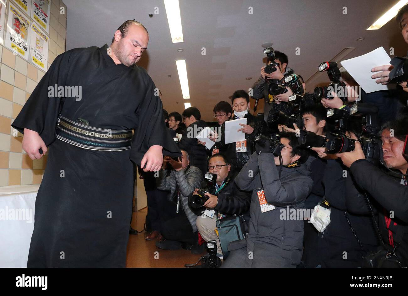 Egyptian Juyo Sumo Wrestler Osunaarashi, real name:Abdelrahman Alaa ...