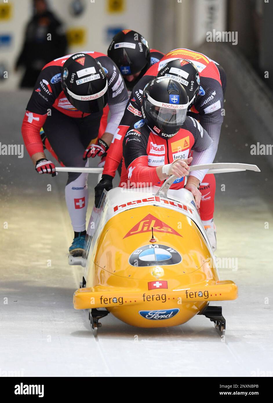 Rico Peter, Alex Baumann, Simon Friedli and Michael Kuonen of ...