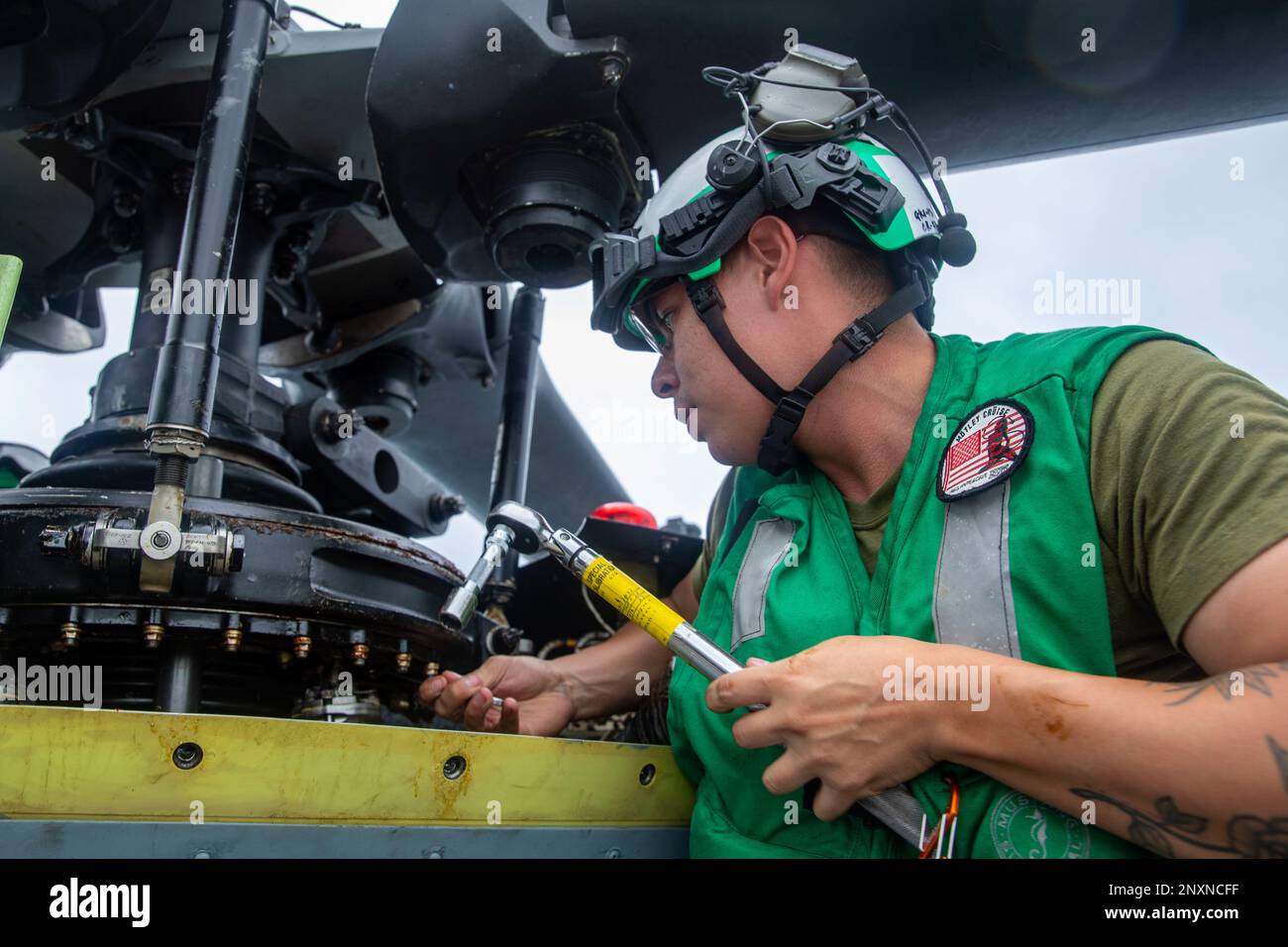 PACIFIC OCEAN (Jan. 2, 2023) - U.S. Marine Corps Cpl. Christian Navarro ...