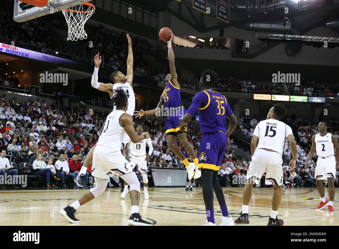 NEWPORT, KY - JANUARY 20: East Carolina Pirates guard Kentrell Barkley ...
