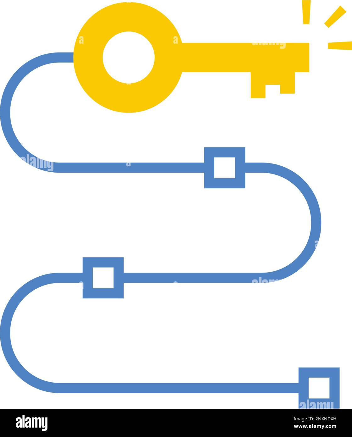 quest points like minimal route Stock Vector Image & Art - Alamy