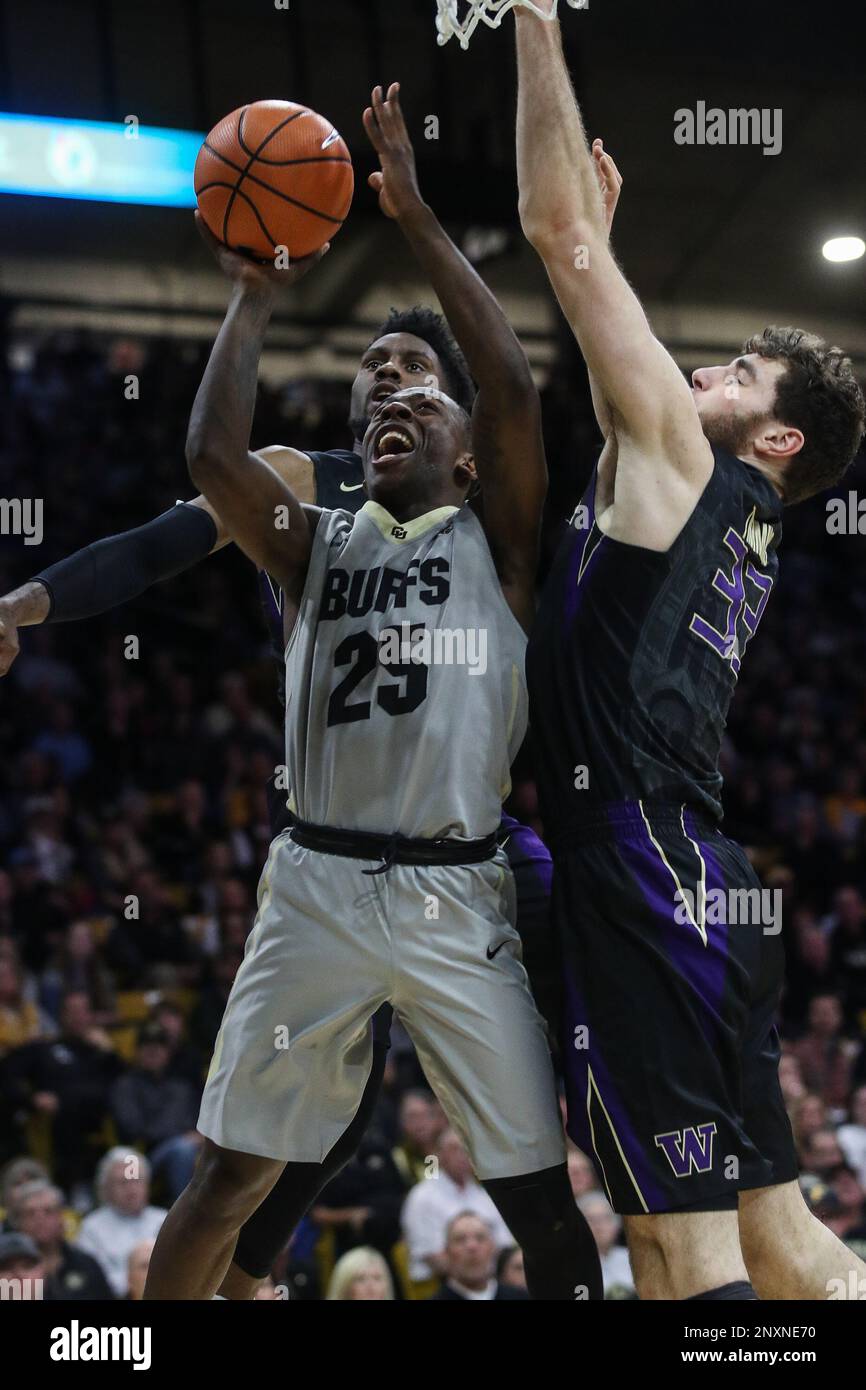 January 20, 2018: Colorado's McKinley Wright tries to get past ...