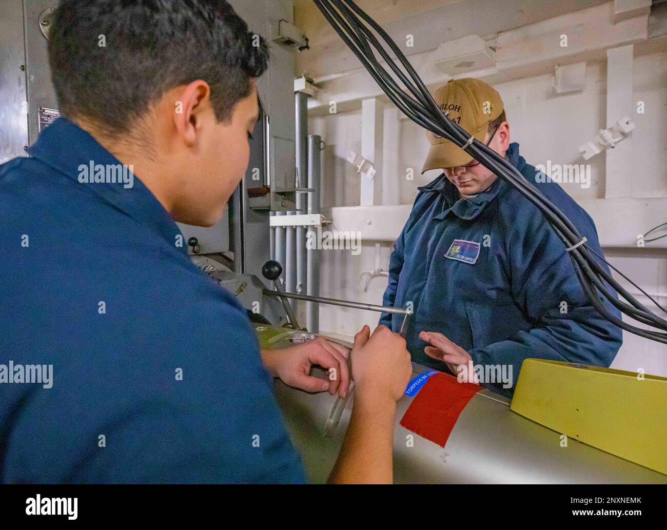 230125-N-NY362-3046 PHILIPPINE SEA (Jan. 25, 2023) Sonar Technician ...