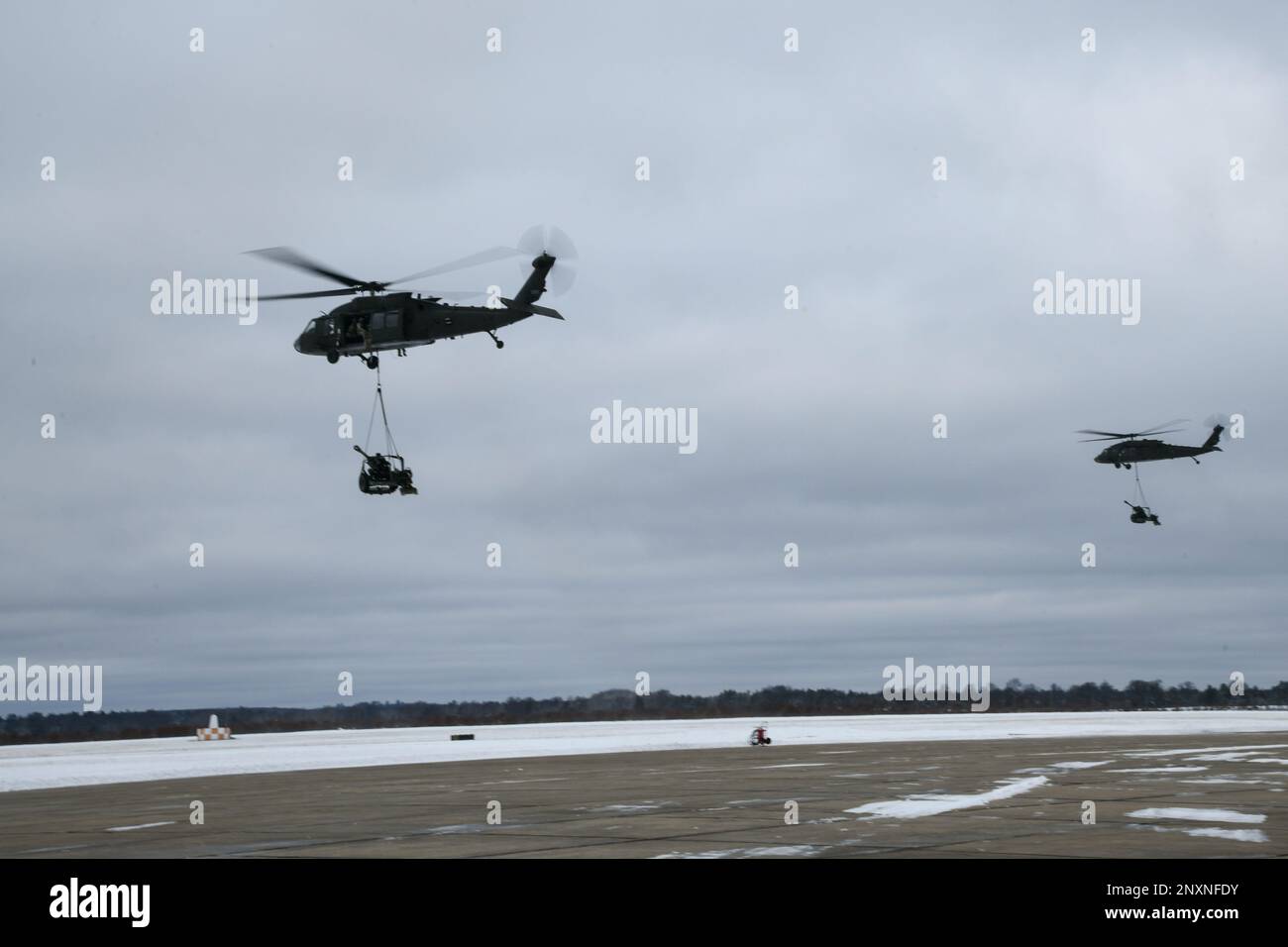 UH-60 Blackhawks from the 1-147th Aviation Regiment, Michigan National ...