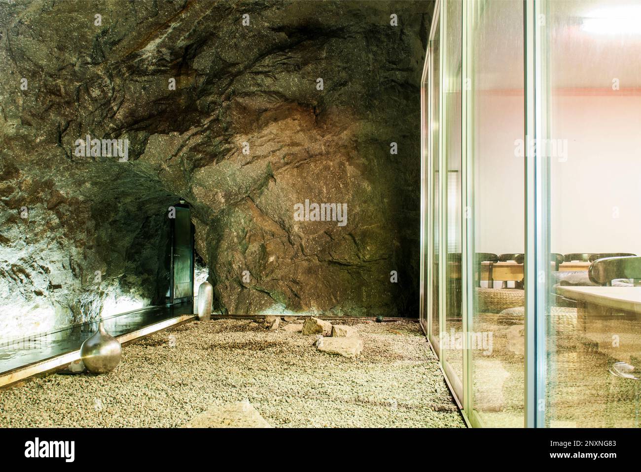 Switzerland, Gotthard pass, La Claustra hotel Stock Photo - Alamy