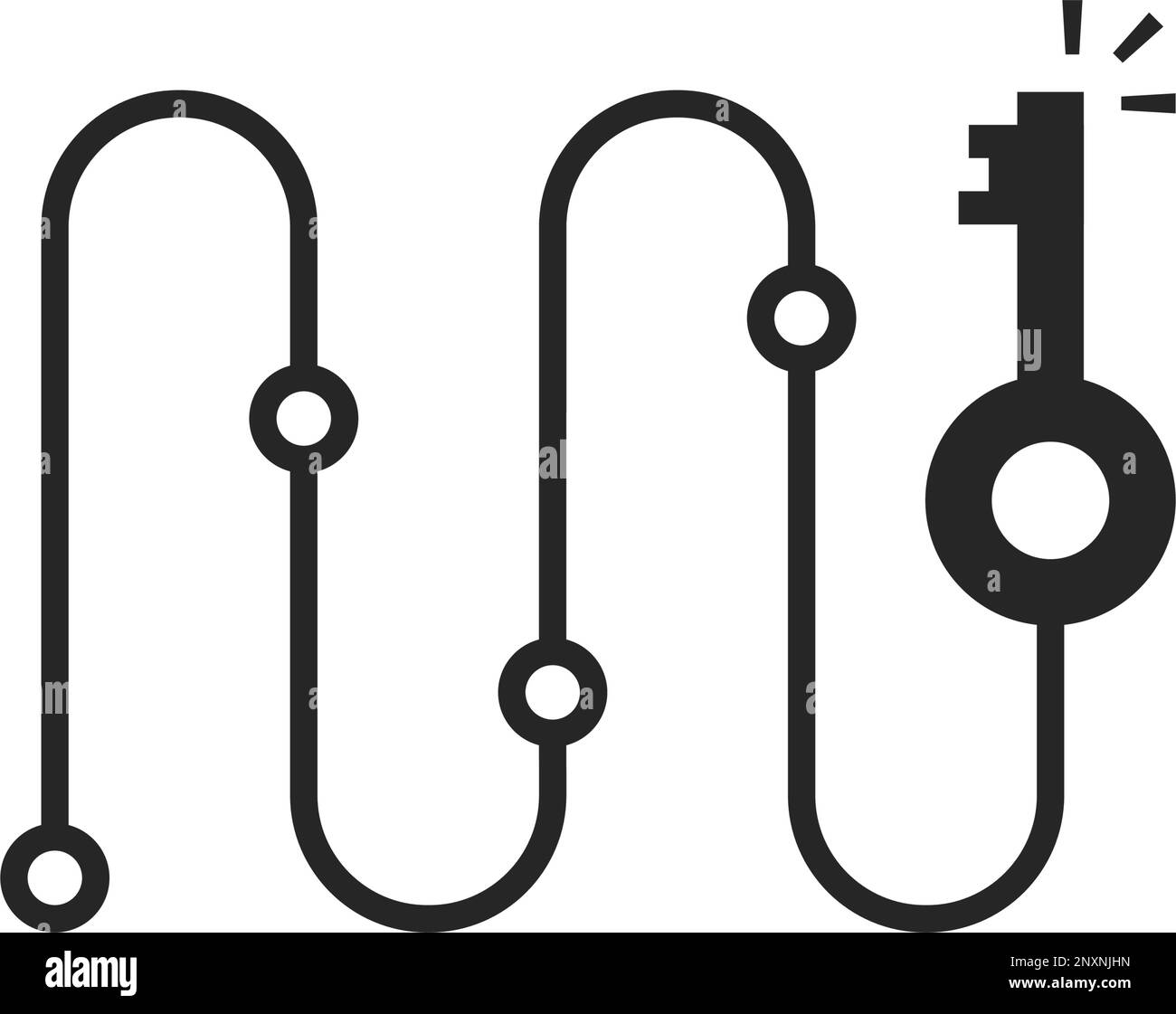 Escape track Stock Vector Images - Alamy