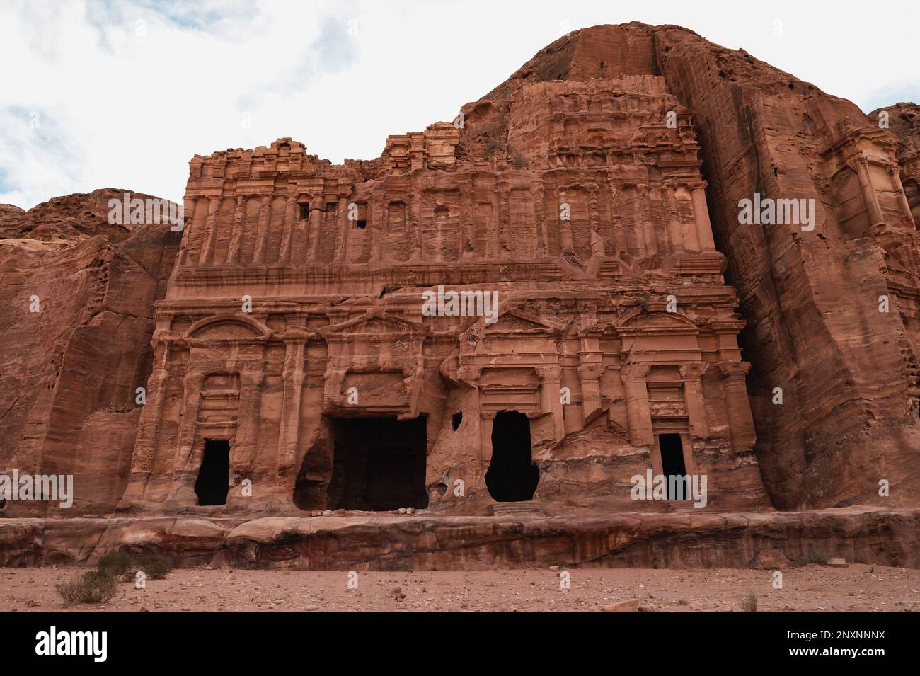 Petra, Jordan. The Ancient Wonder of the World Historic Site Stock ...
