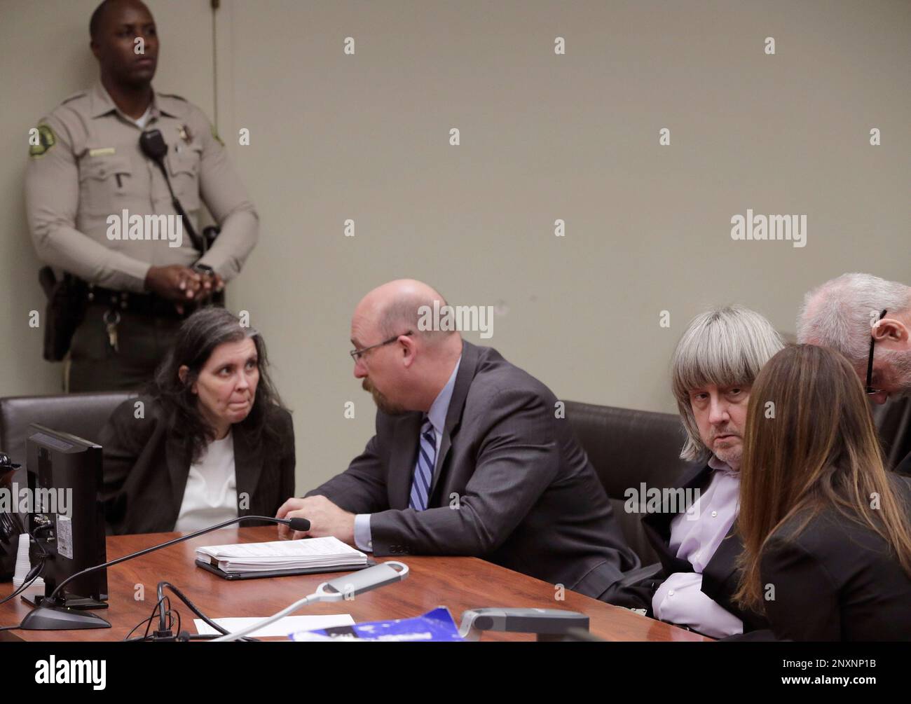 David Allen Turpin, right, and Louise Anna Turpin, left, appear in ...