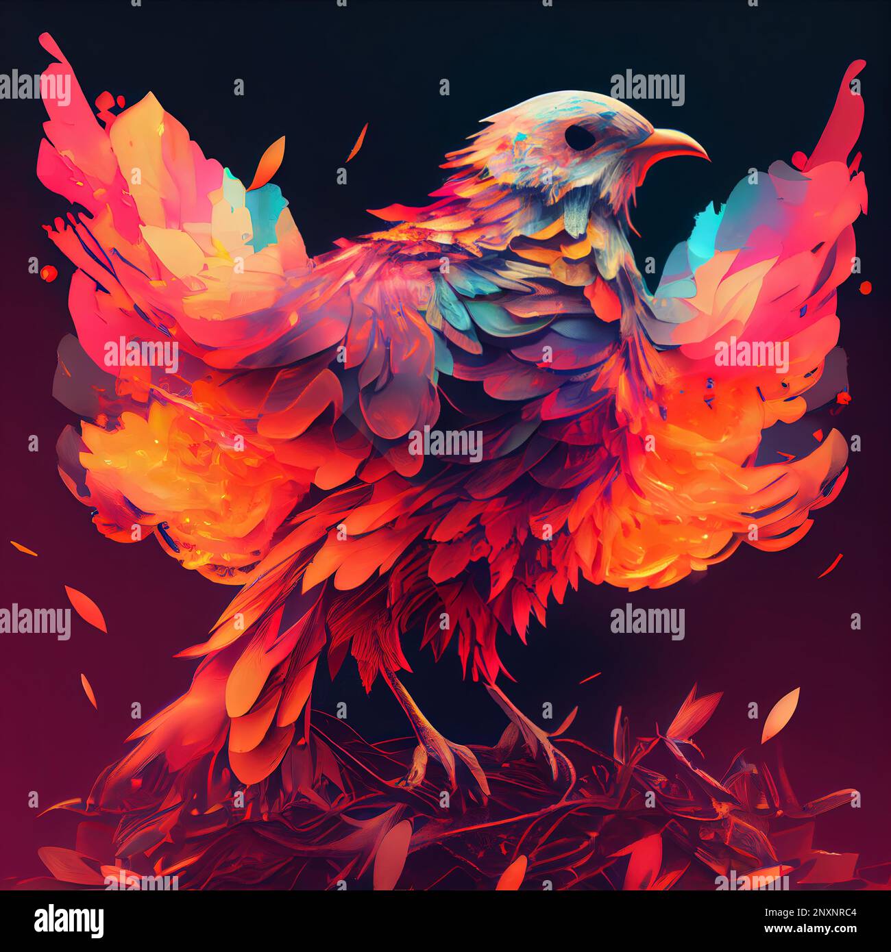 Firebird Animal Wallpaper