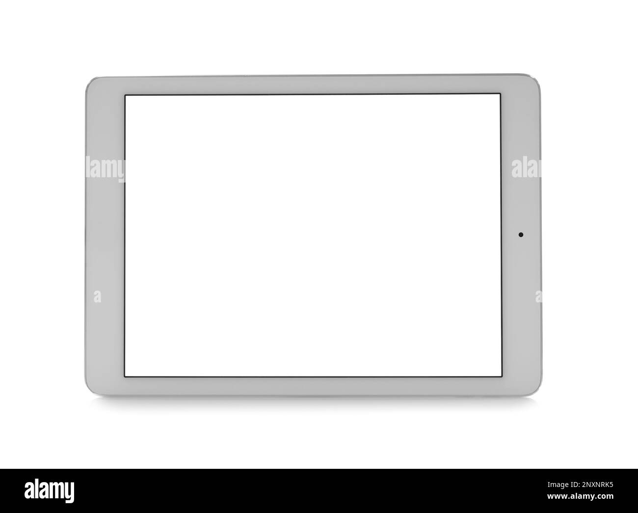 Modern tablet computer isolated on white background Stock Photo - Alamy