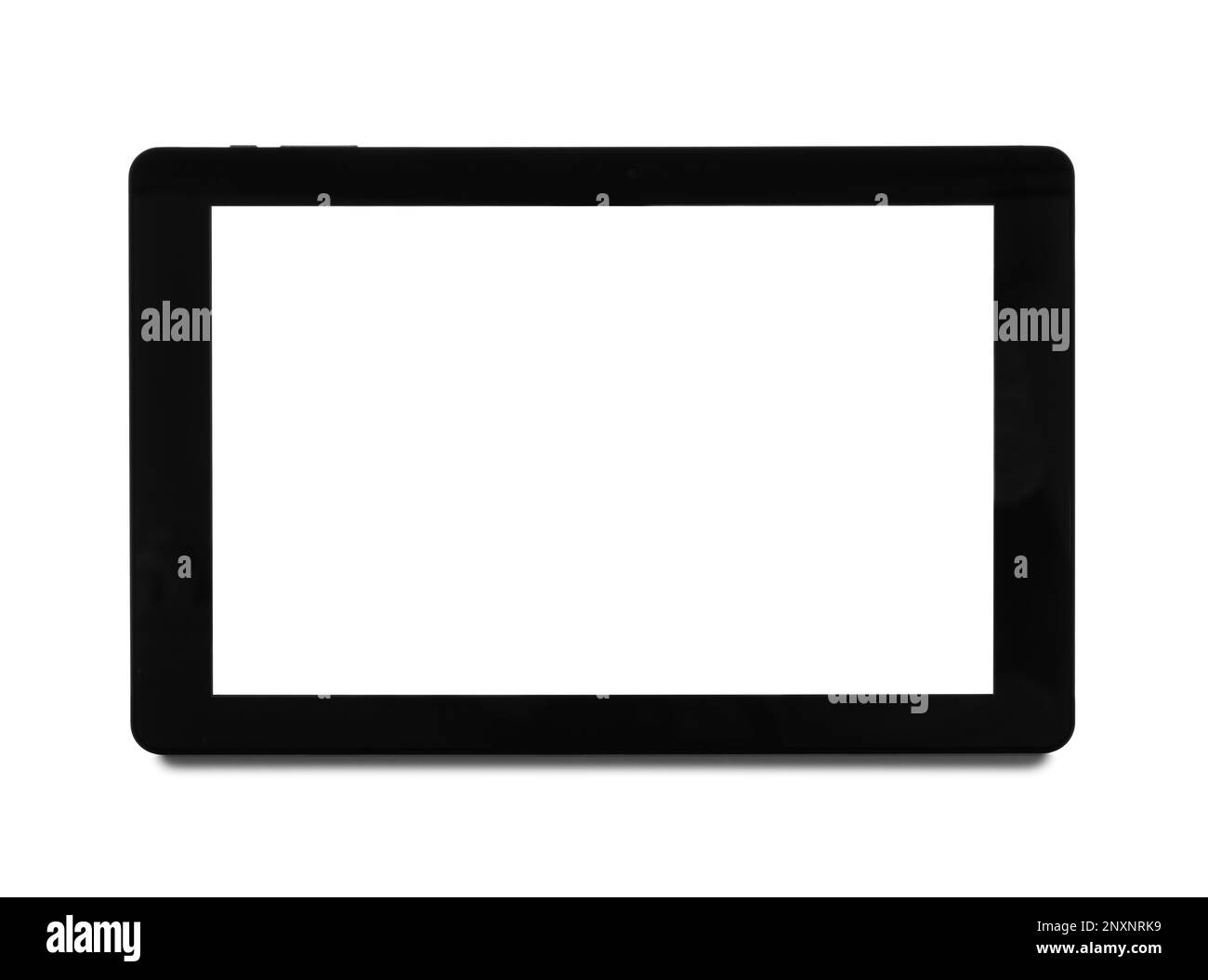 Modern tablet computer isolated on white background Stock Photo - Alamy