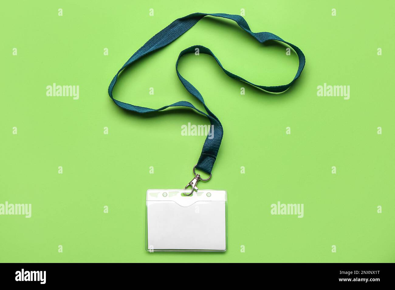 Green blank name tag hi-res stock photography and images - Alamy