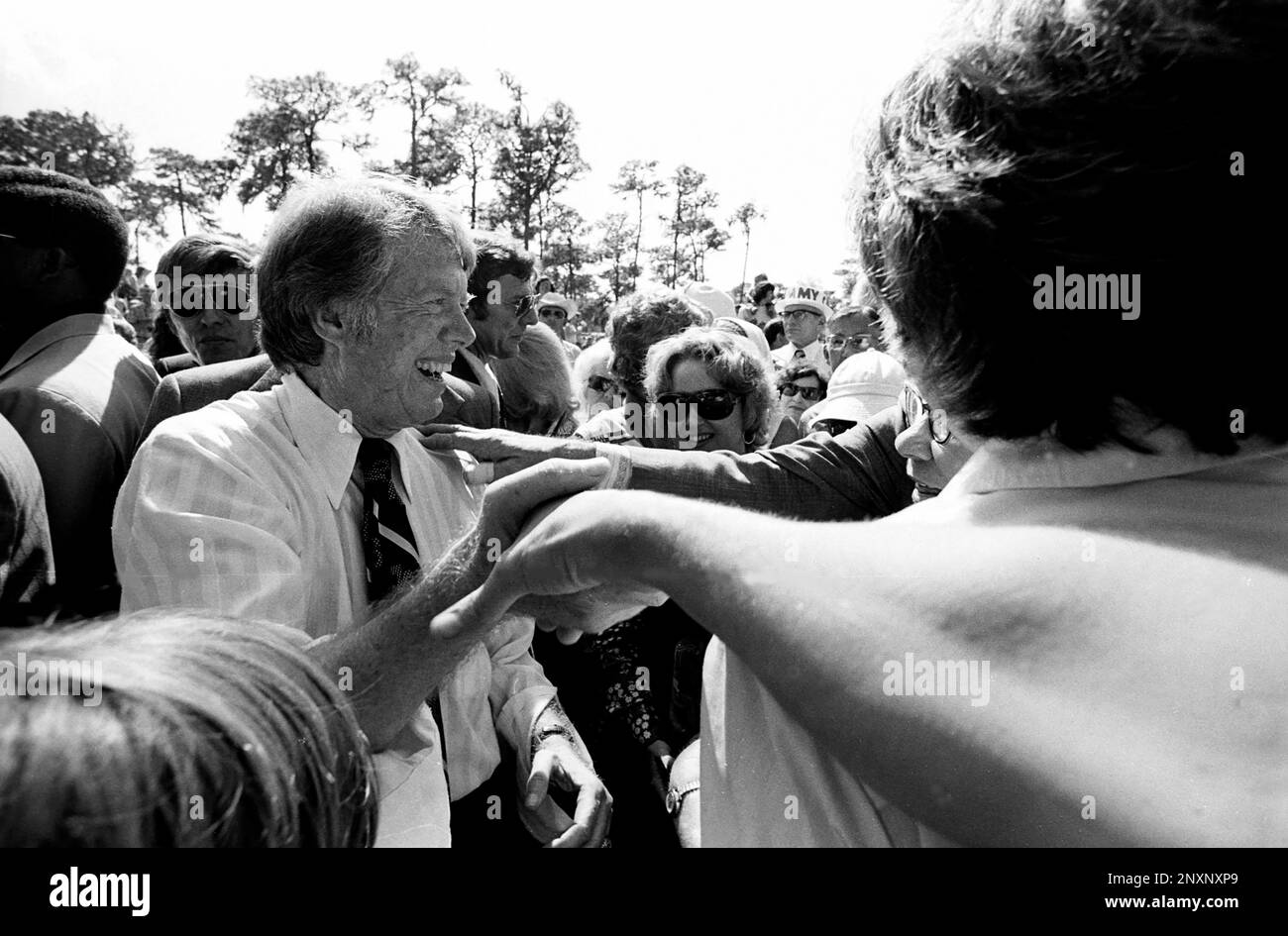 President carter running hi-res stock photography and images - Alamy