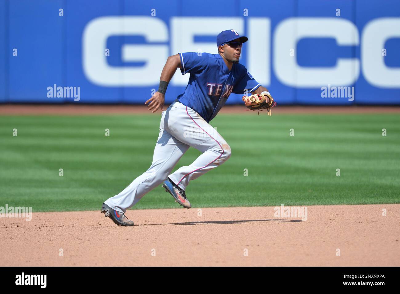Texas Rangers infielder Elvis Andrus (1) during game against the New ...