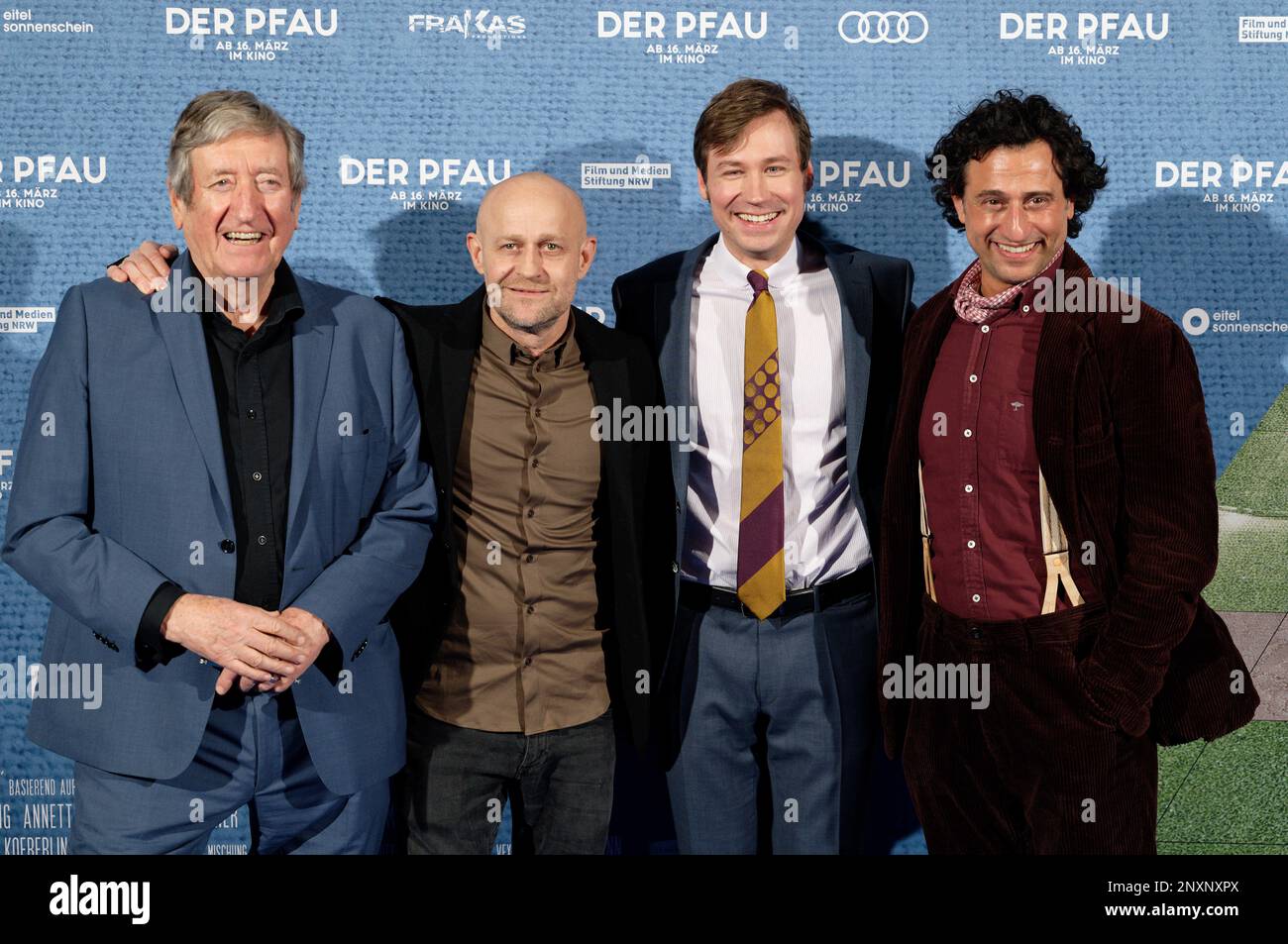 Cologne, Germany. 01st Mar, 2023. Actors Philip Jackson (l-r), Jürgen ...