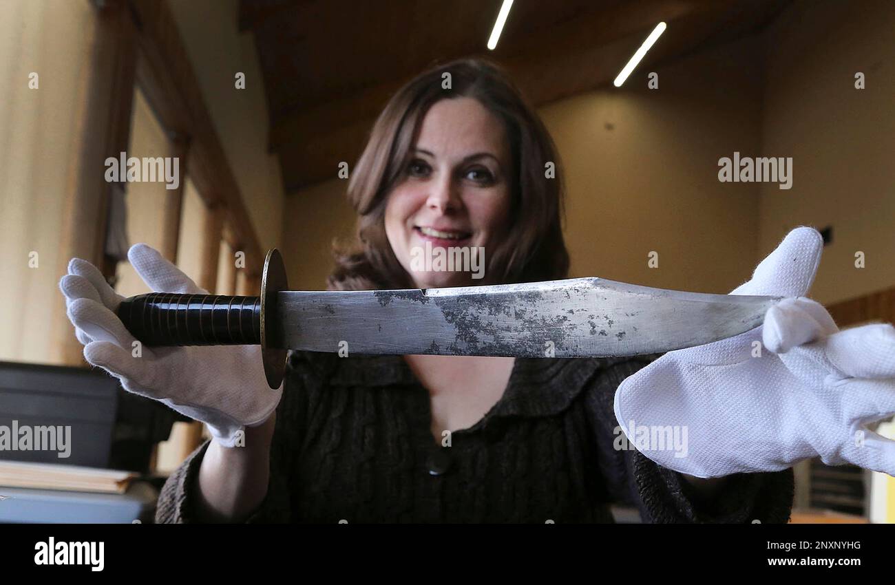 In this Jan. 9, 2018 photo, Shelly Crittendon, artifacts and exhibits ...