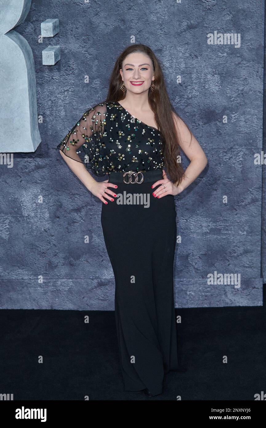 London, UK . 1 March, 2023 . Amber Doig Thorne pictured at the World ...