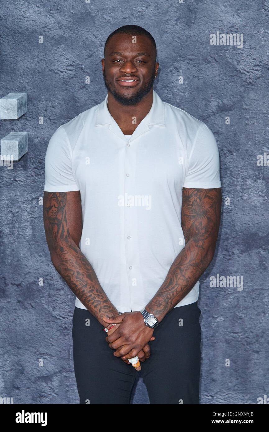 London, UK . 1 March, 2023 . Efe Obada pictured at the World Premiere ...