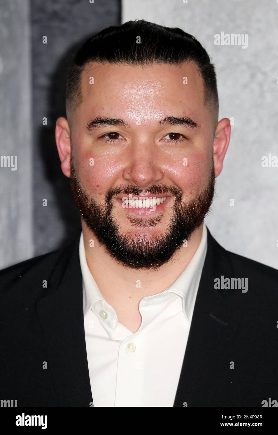 Dan Finlay arrives at the global premiere of "Luther: The Fallen Sun ...