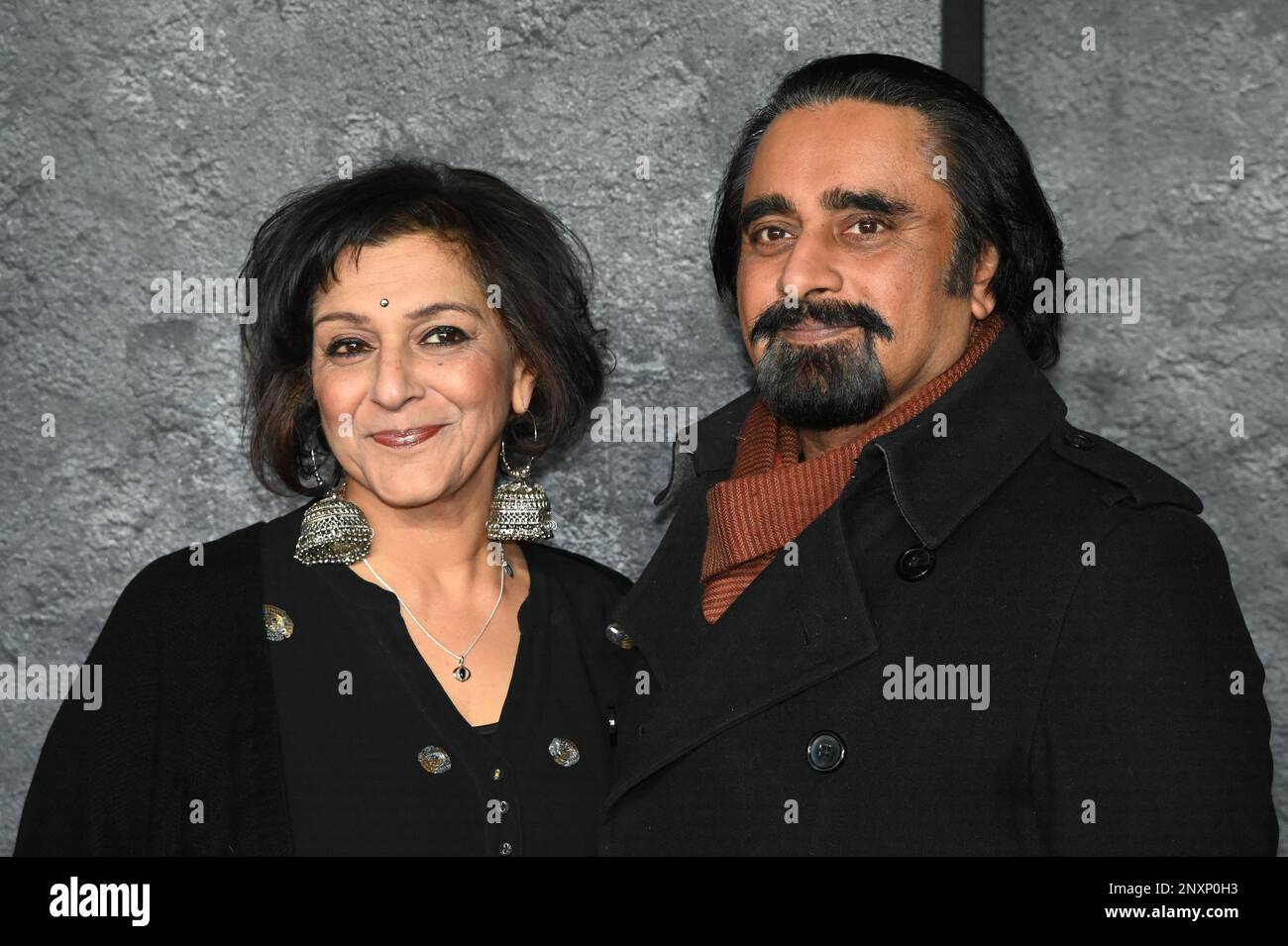 London, UK. 01st Mar, 2023. Meera Syal and Sanjeev Bhaskar Arrives at ...