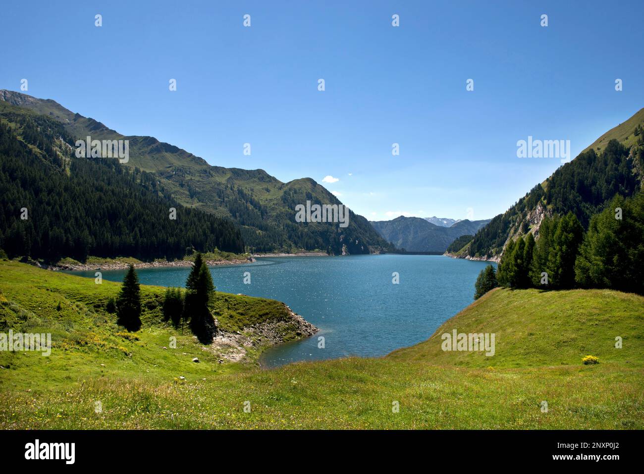 Switzerland, Canton Ticino, Luzzone lake Stock Photo - Alamy