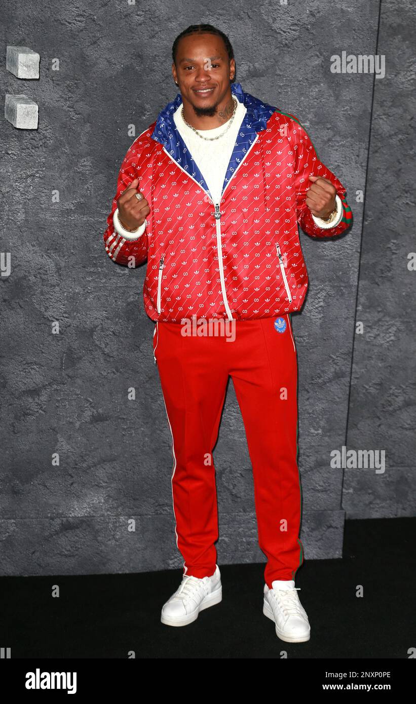 Anthony Yarde arrives at the global premiere of "Luther: The Fallen Sun ...