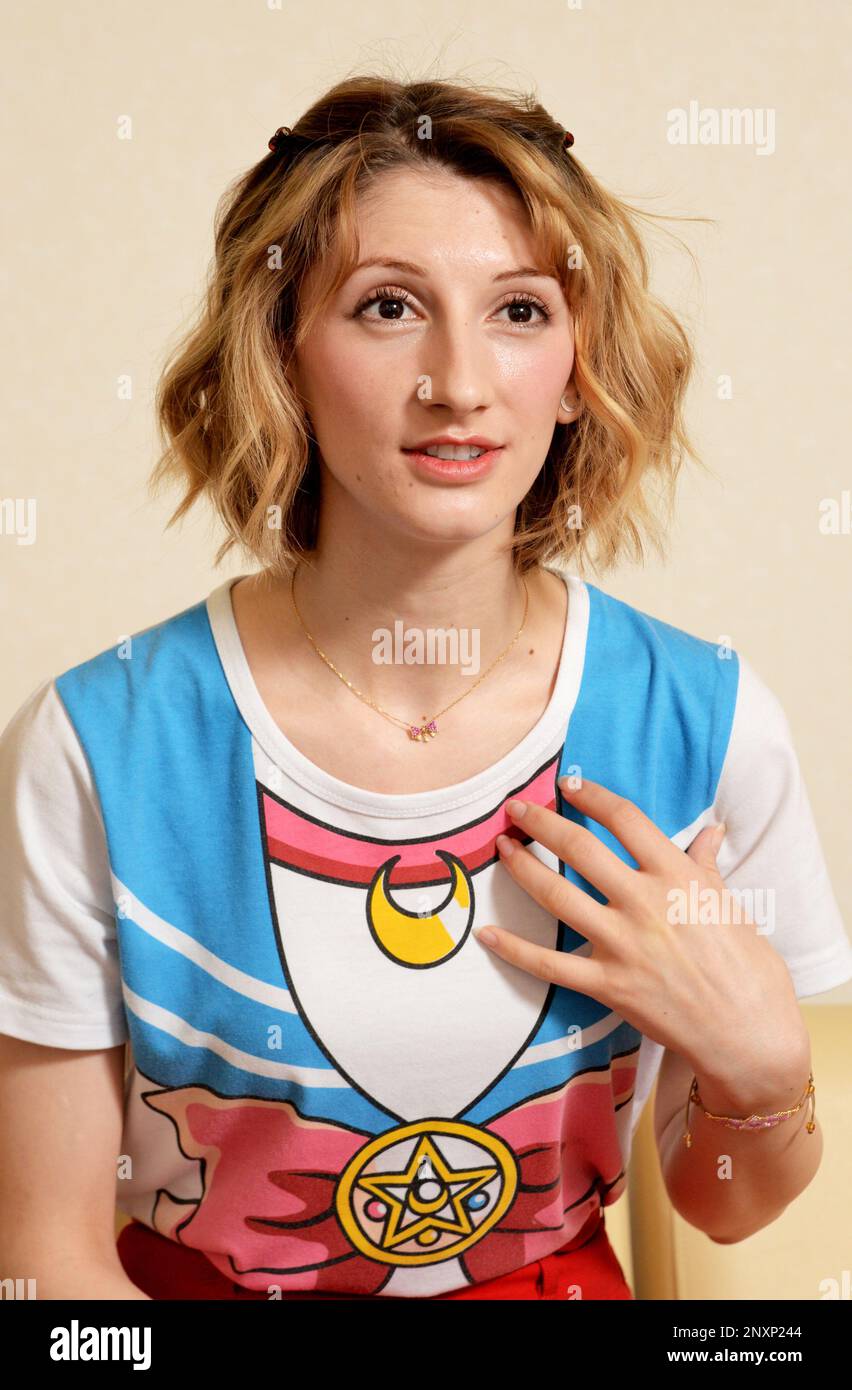 Turkish model Sabrina Sayin speaks during an interview in Tokyo on Jan ...