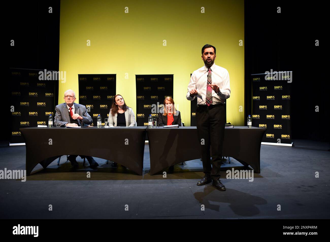 Snp hustings cumbernauld leadership hi-res stock photography and images ...