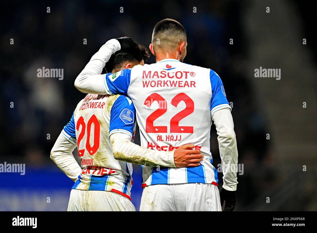 HERENVEEN -Osame Sahraoui, Rami Al Hajj of Heerenveen during the ...