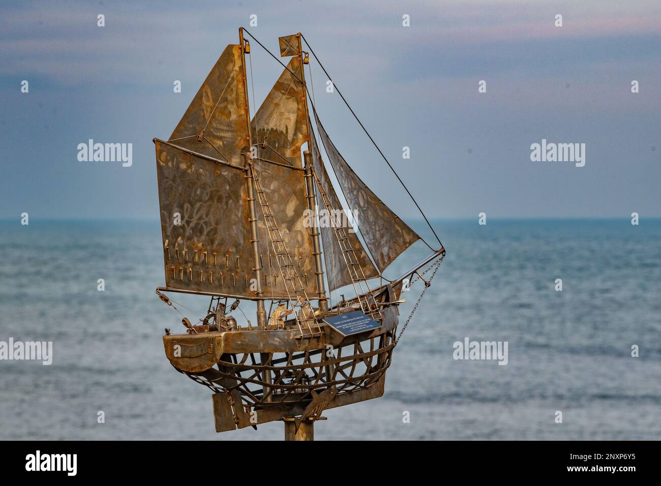 Stonehaven Bay Fishing boat stainless steel sculptures, Stonehaven ...