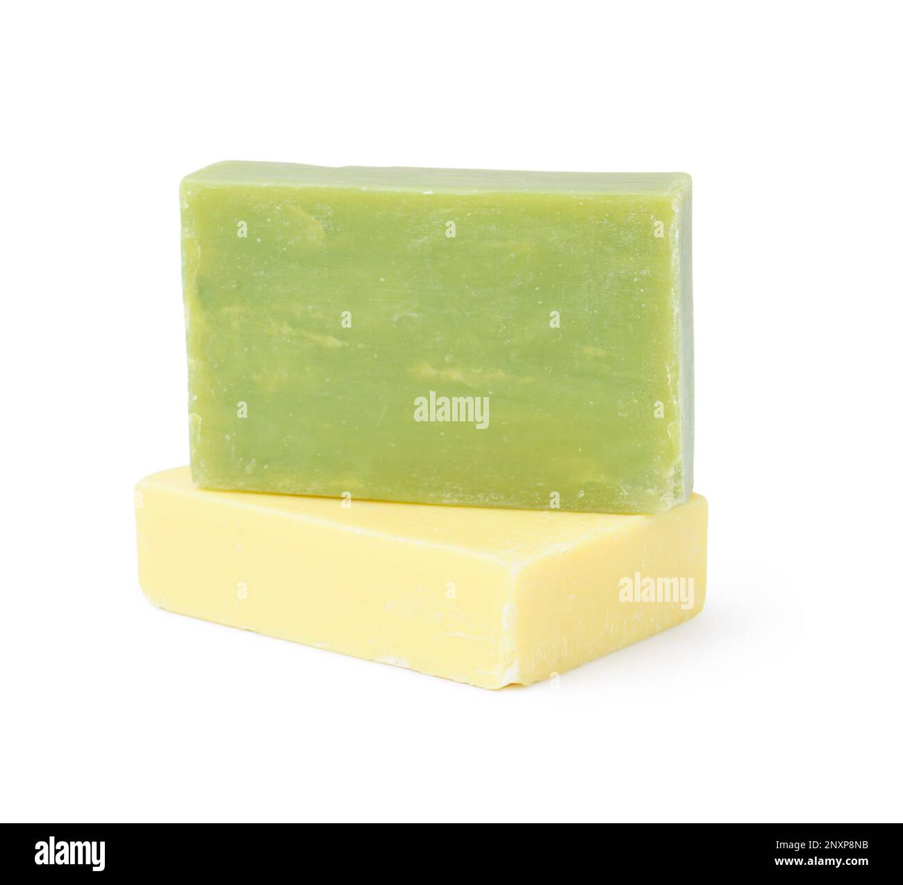 Colorful soap bars isolated on white background Stock Photo - Alamy