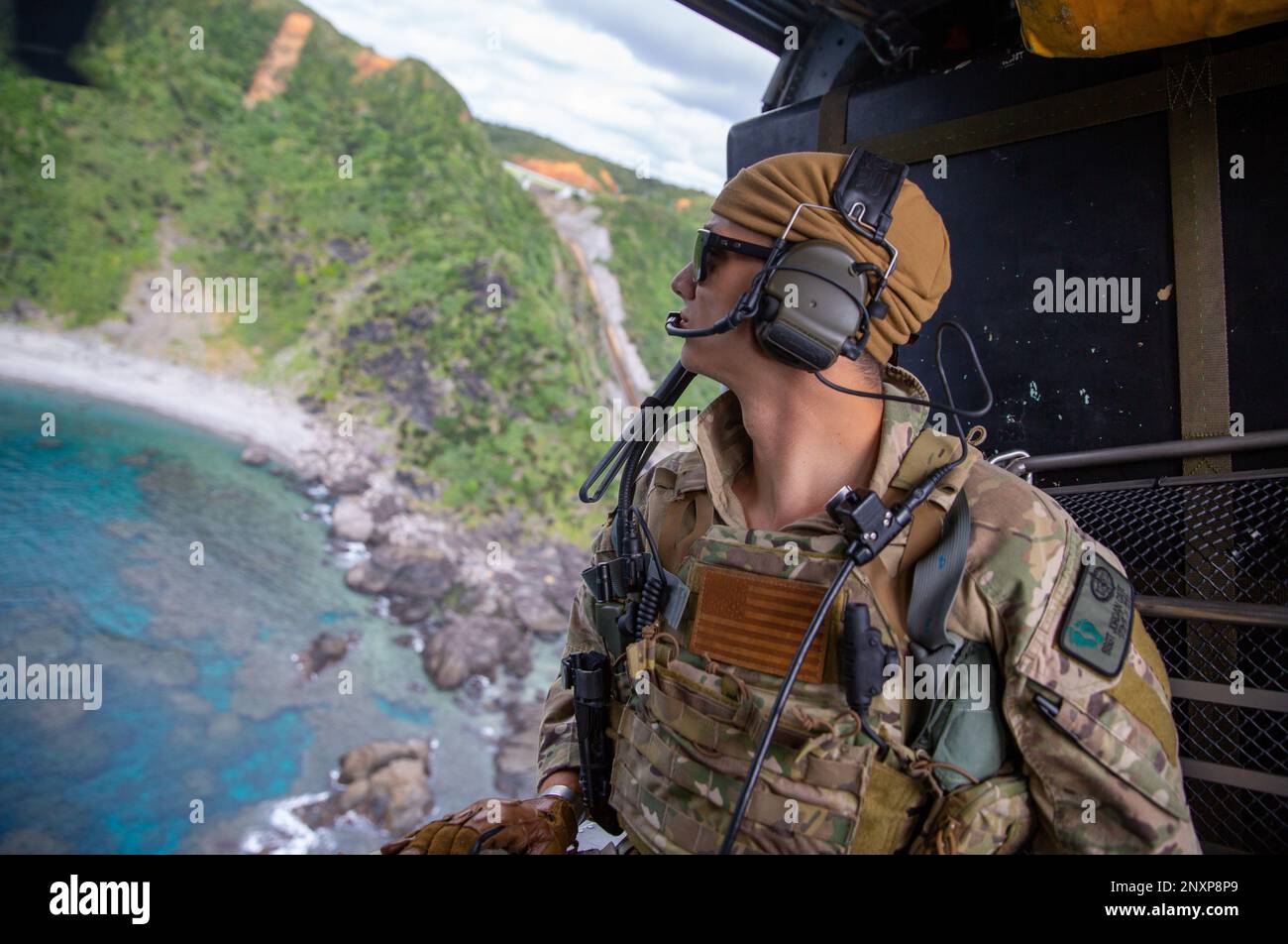 Staff Sgt. Jordan Cate, 33rd Rescue Squadron independent duty medical ...