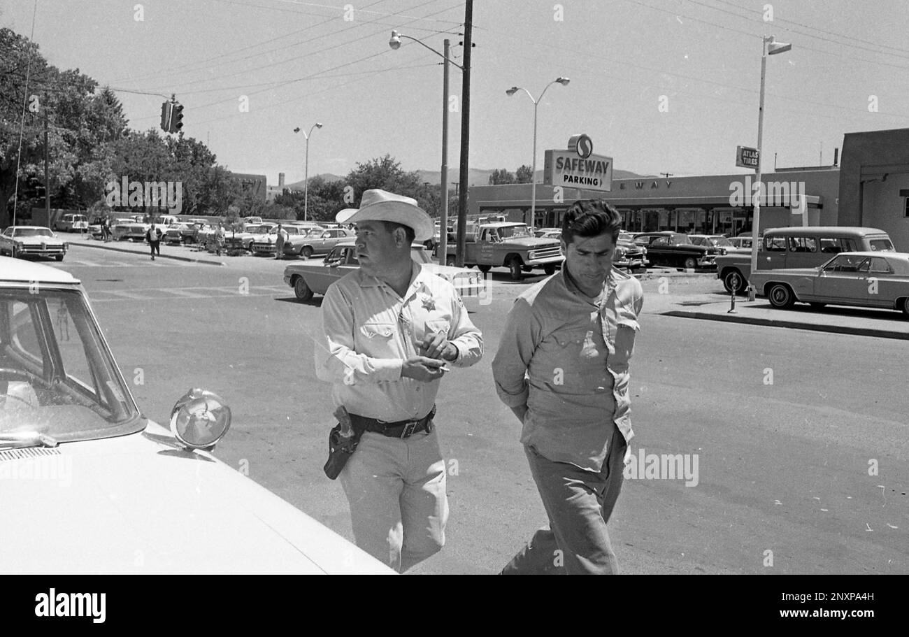 FILE - In this June 1967 file photo, Reies Lopez Tijerina, right, is ...