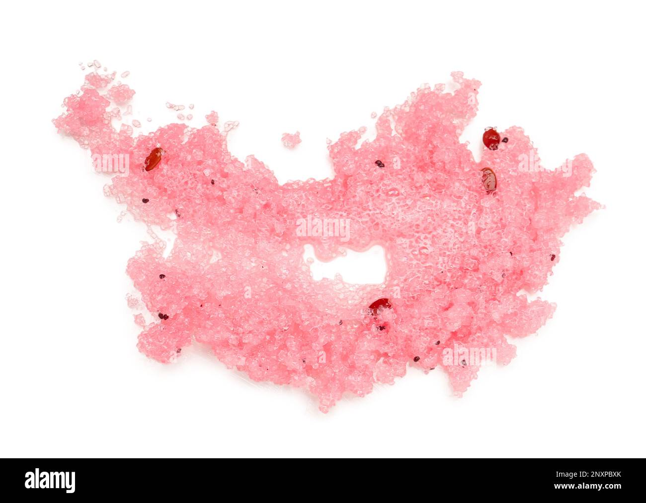 Body scrub isolated on white background Stock Photo - Alamy