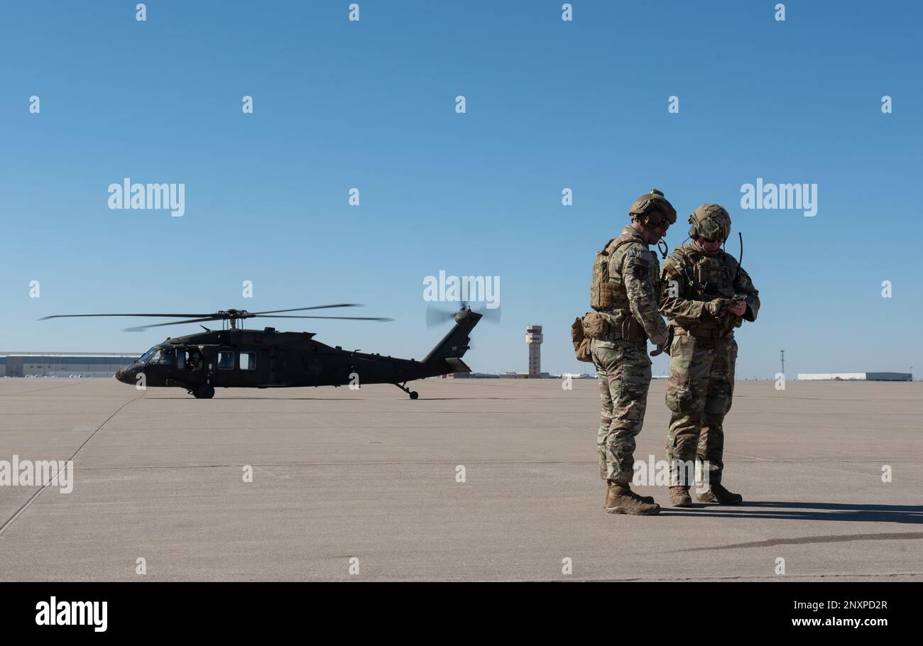 Tech. Sgt. Joseph Knox, left, 22nd Security Forces Squadron flight ...