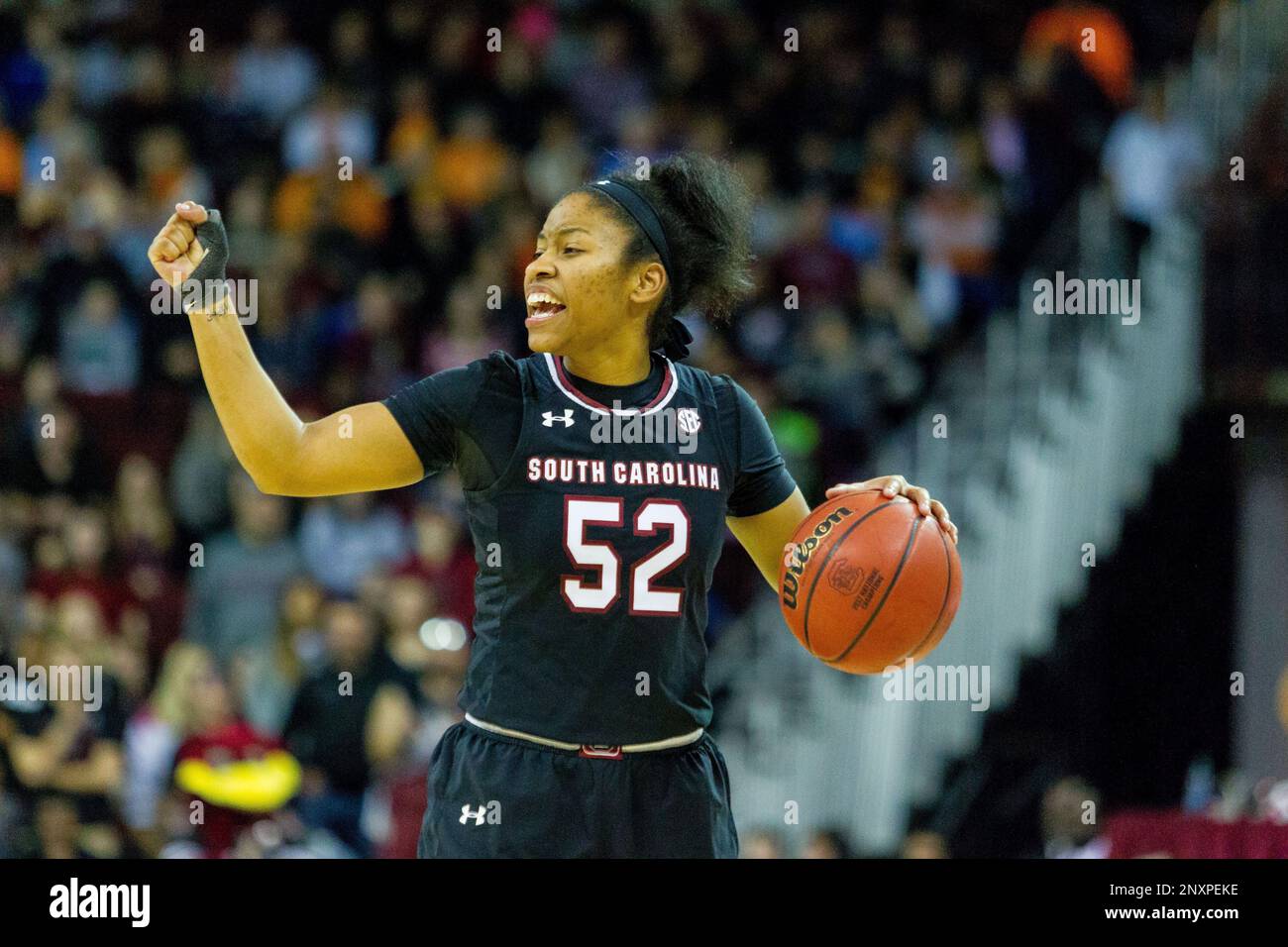 January 14, 2018: South Carolina Gamecocks guard Tyasha Harris (52 ...