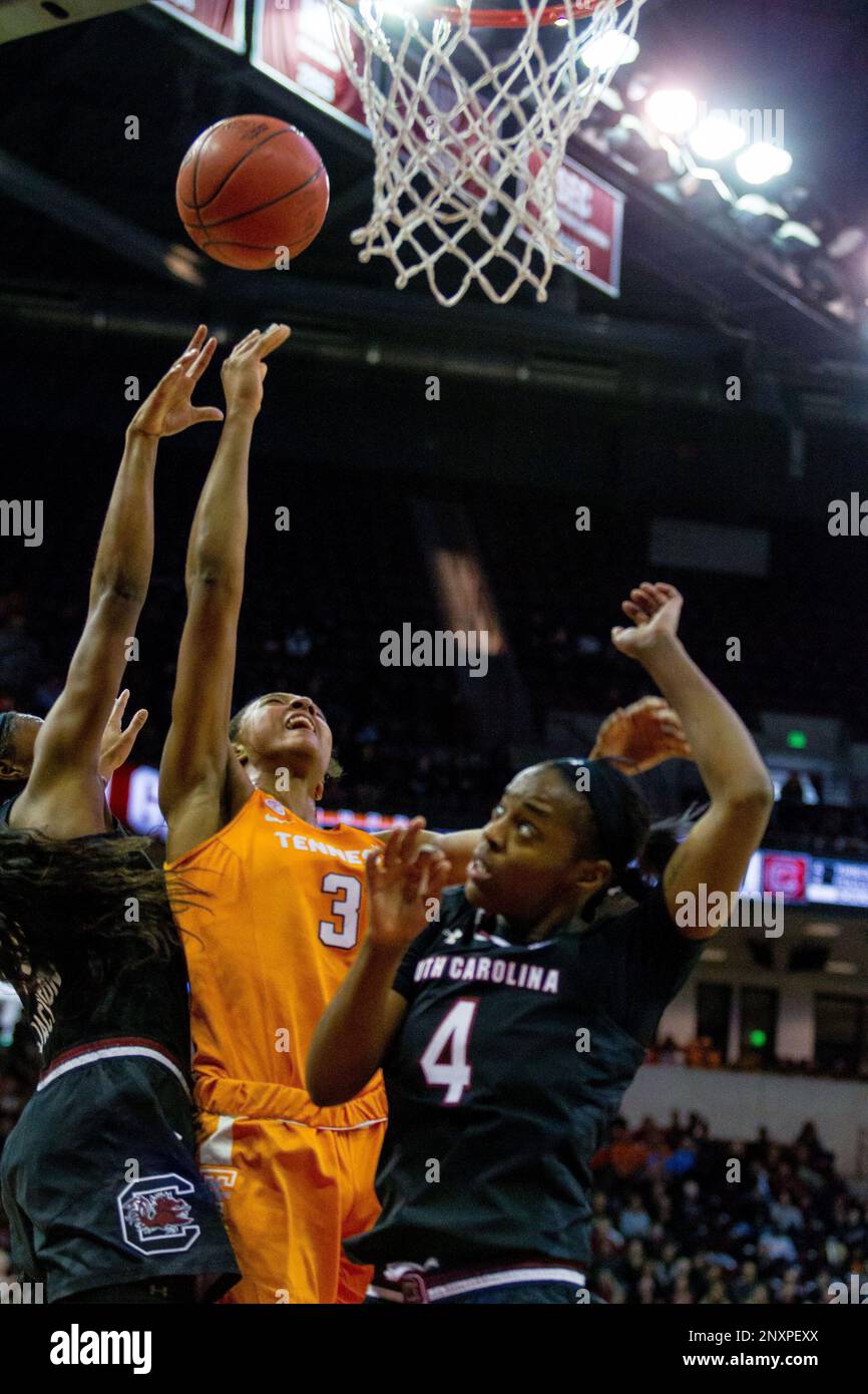 January 14, 2018: Tennessee Lady Volunteers guard/forward Jaime Nared ...