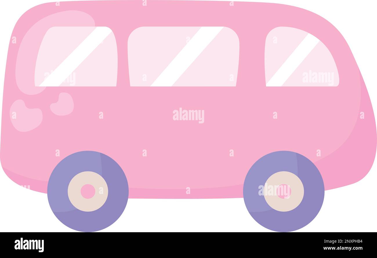 pink van design Stock Vector Image & Art - Alamy