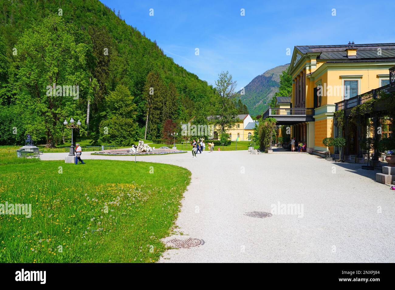 BAD ISCHL, AUSTRIA –11 MAY 2022- View of the Kaiservilla, summer ...