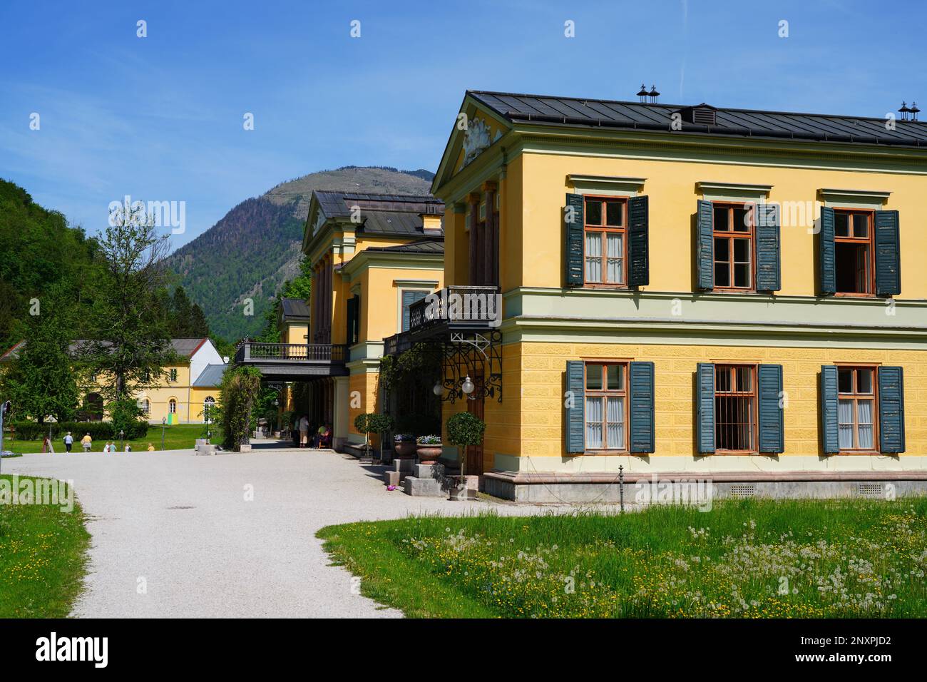 BAD ISCHL, AUSTRIA –11 MAY 2022- View of the Kaiservilla, summer ...