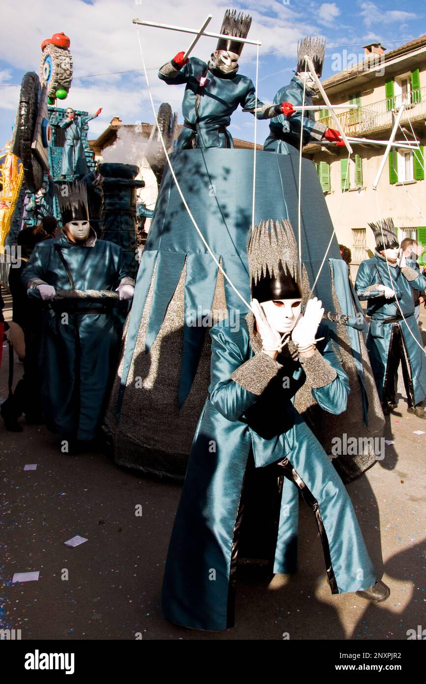 Carnival parade, Biasca, Canton Ticino, Switzerland Stock Photo - Alamy