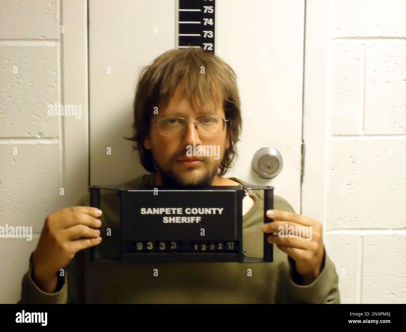 FILE - This undated file photo provided by Sanpete County Jail shows John Coltharp. Prosecutors ...