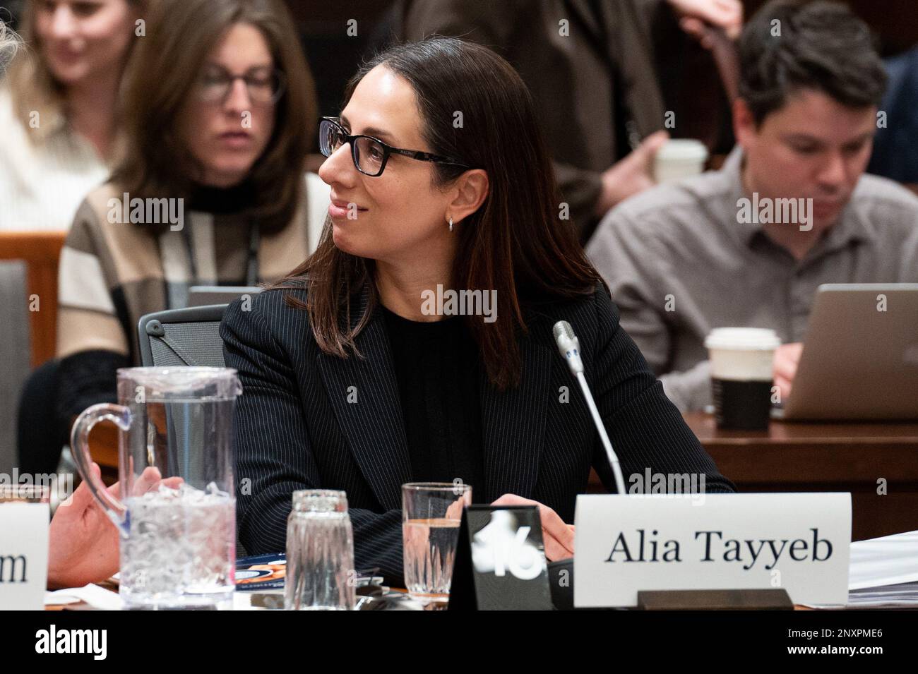 Alia Tayyeb, Deputy Chief of Signals Intelligence, Communications Security Establishment appears ...