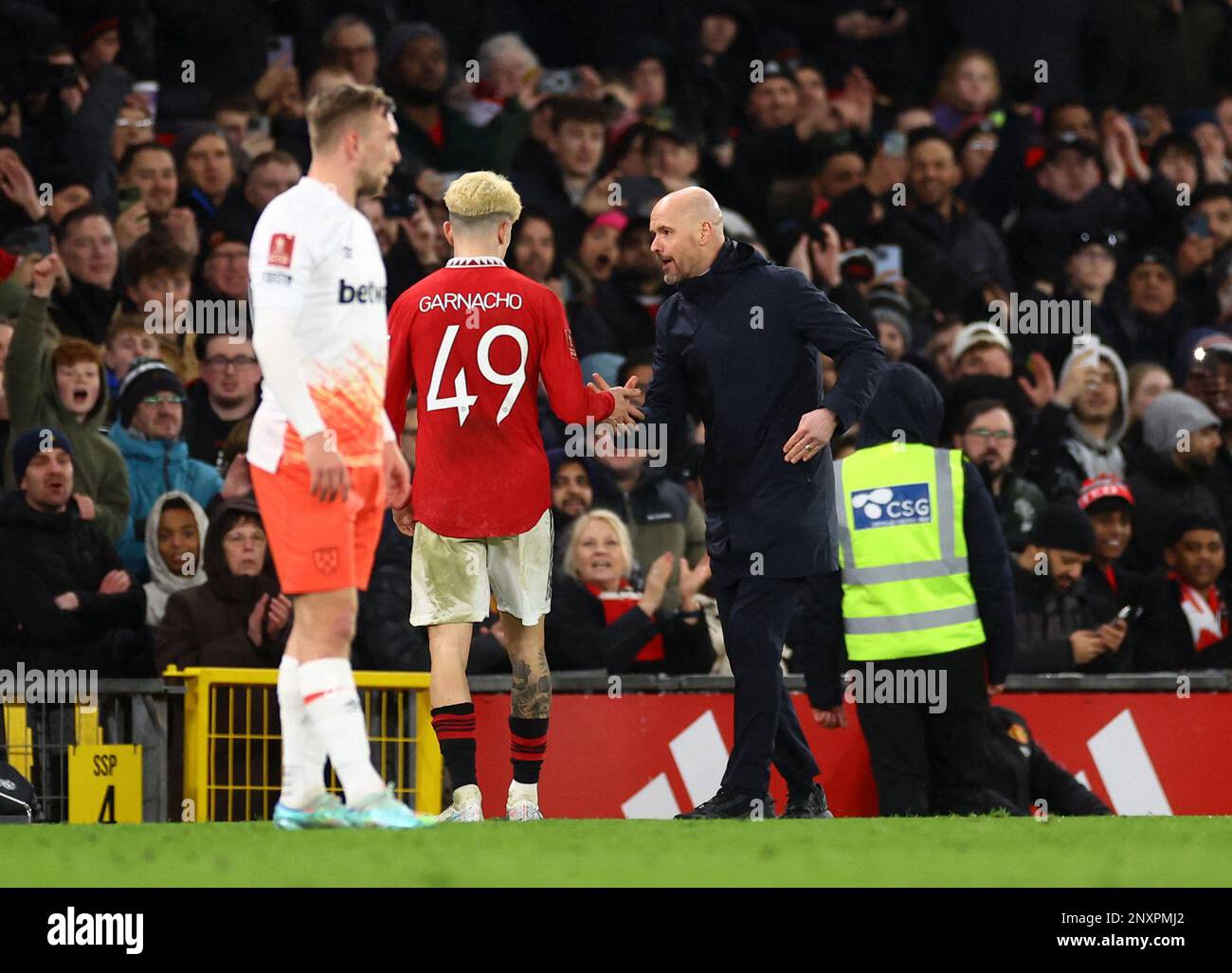 Garnacho ten hag hi-res stock photography and images - Alamy