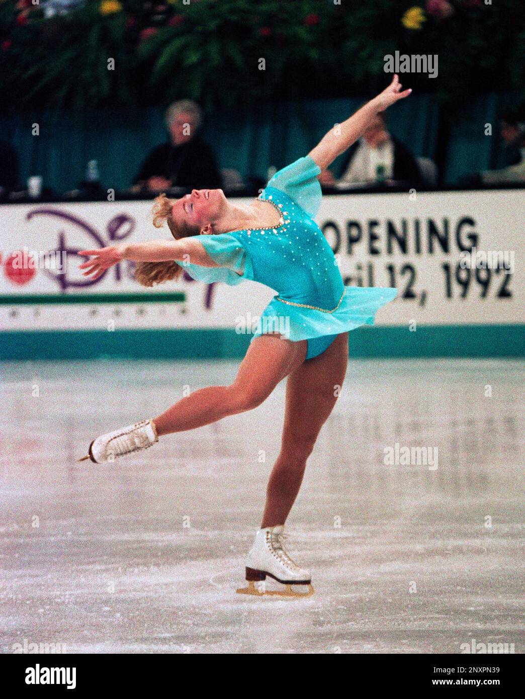 American figure skater Tonya Harding competes in the women’s original ...