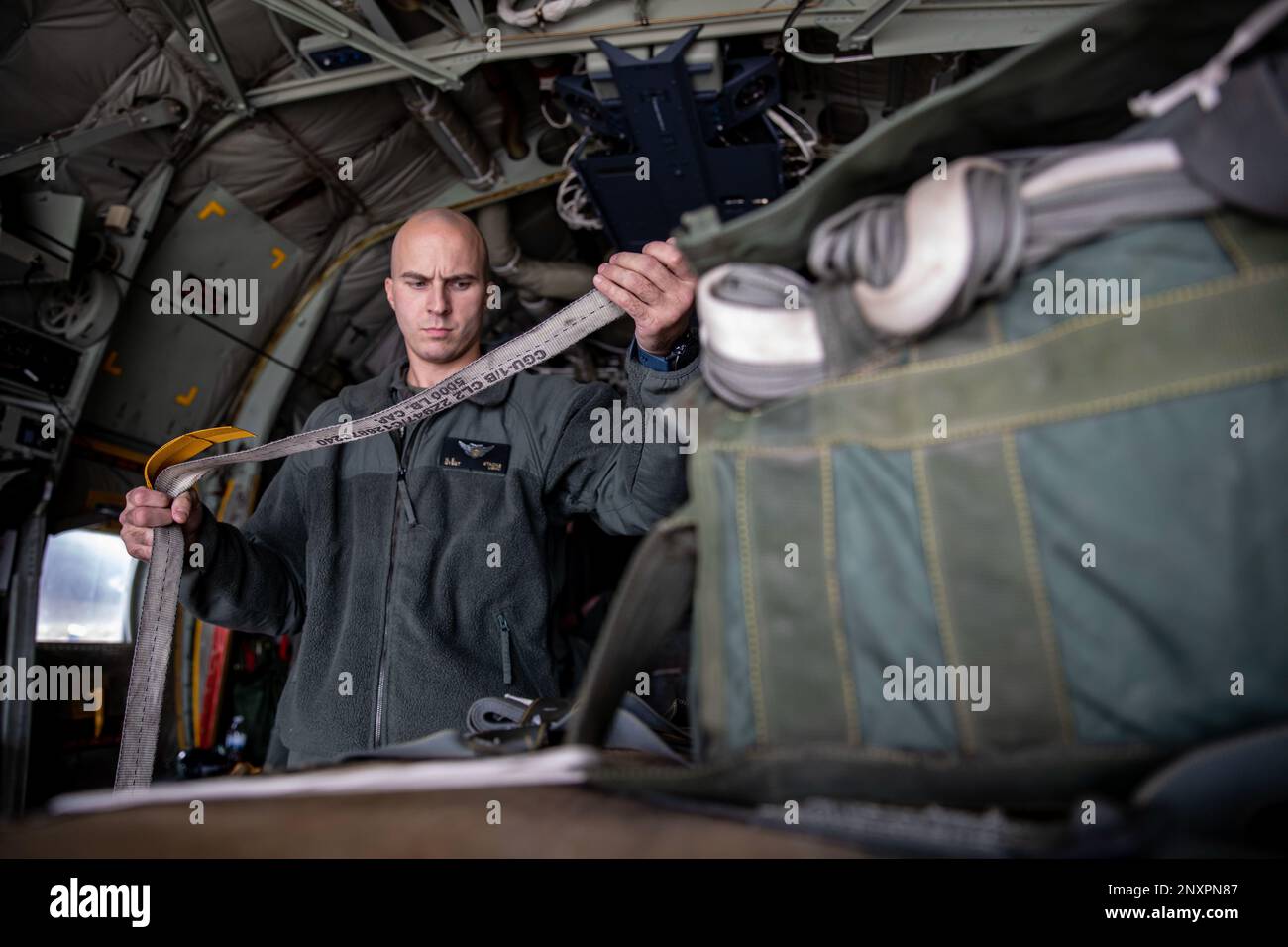 U.S. Marine Corps GySgt. Nicholas Stacks, a flight engineer with Marine ...