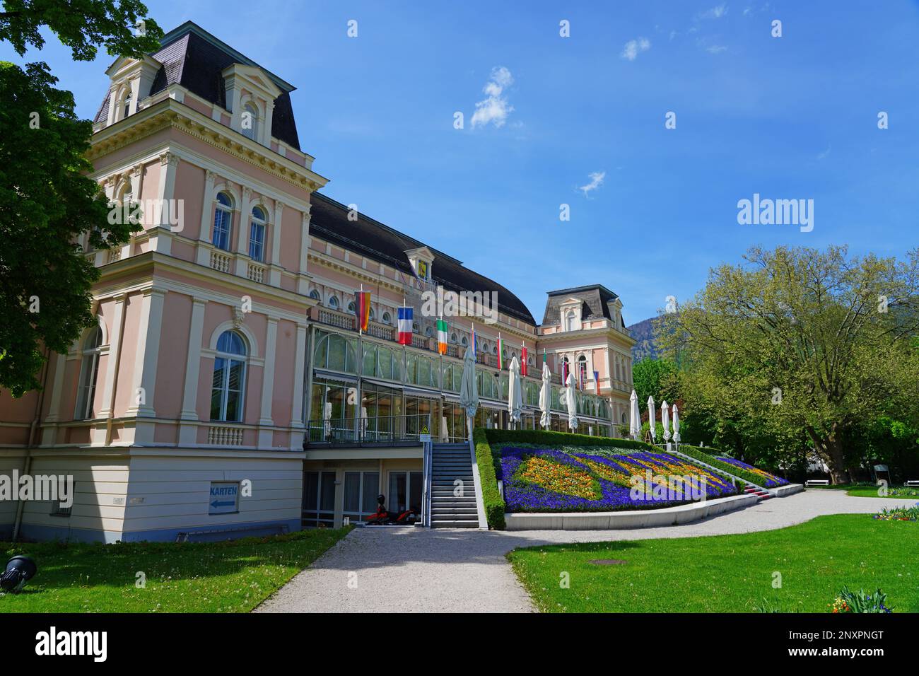 BAD ISCHL, AUSTRIA –11 MAY 2022- View of Bad Ischl, a spa town in the ...