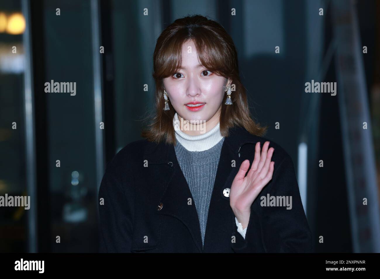 Yeon Woo-jin,Park Eun-bin,Kim Hyeong-gyoo and Na Hae-ryung attend the ending ceremony of SBS TV ...