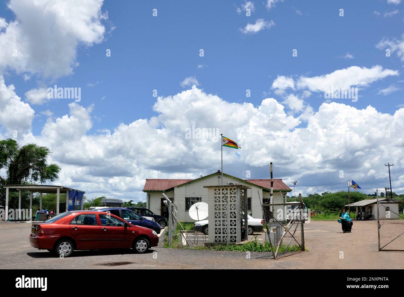 Customs Zimbabwe-Boswana, Botswana Stock Photo - Alamy
